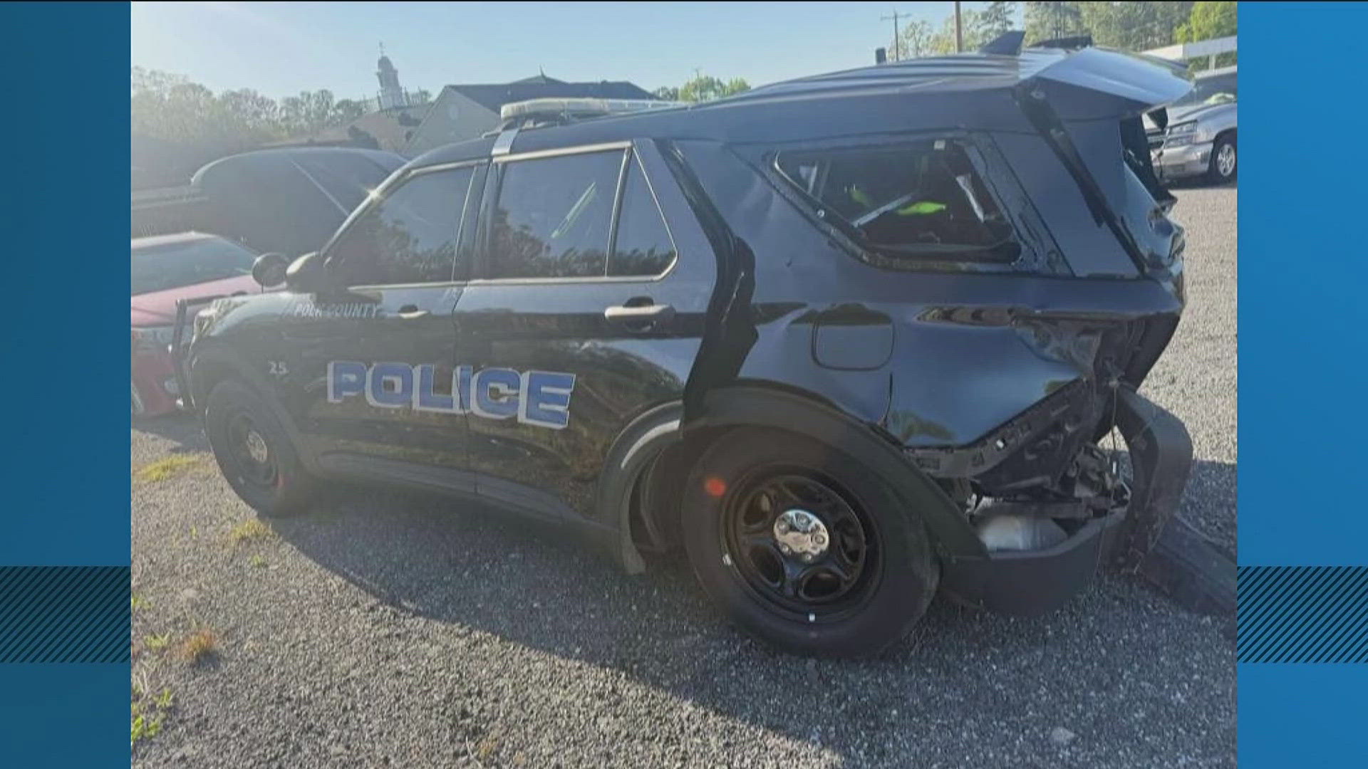Two Polk County officers hurt in high-speed chase crash | 11alive.com