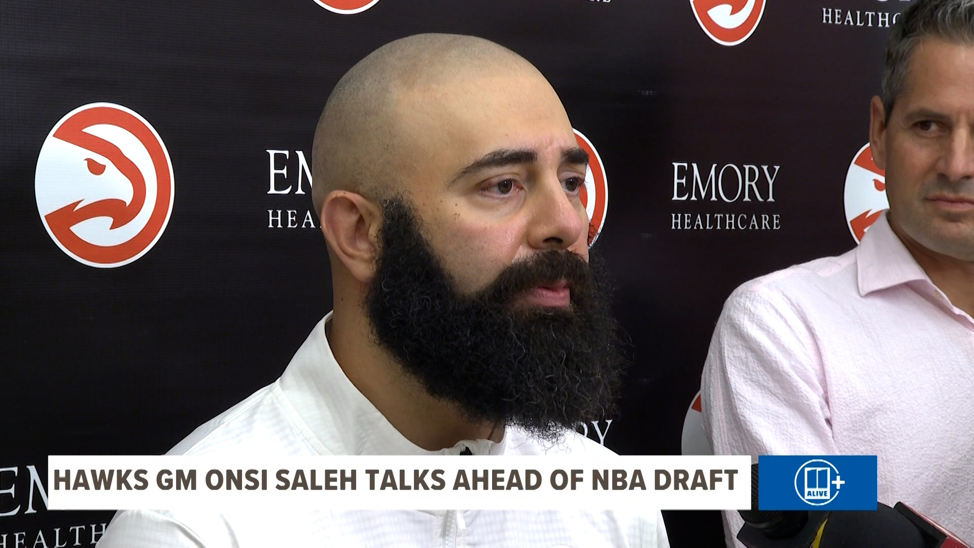 Hawks GM Onsi Saleh talks draft | Full interview | 11alive.com