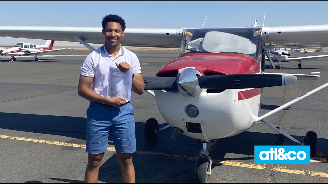 Teen Becomes One of Nation's Youngest Pilots | 11alive.com
