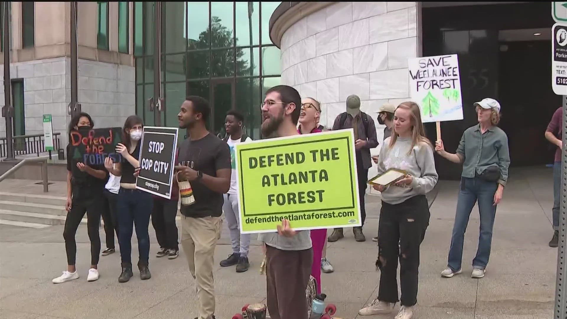 Protesters speak out against Atlanta Public Safety Training Center ...