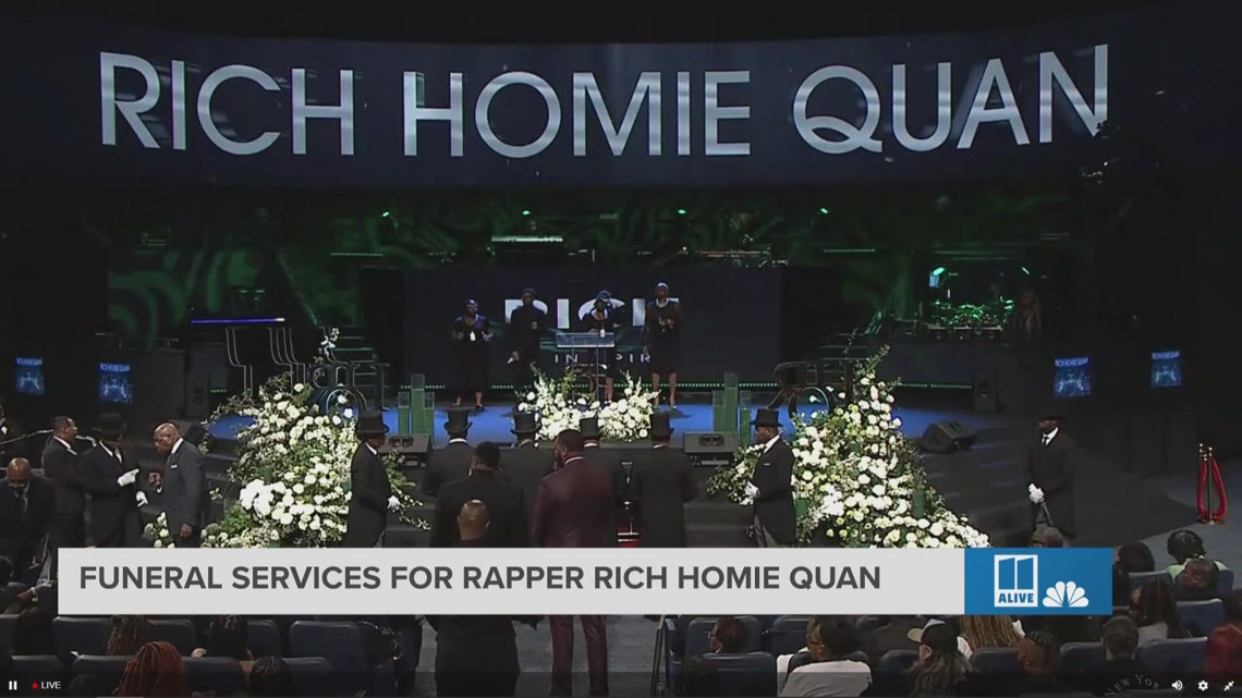Celebration of life for Rich Homie Quan | Part 2 funeral service ...