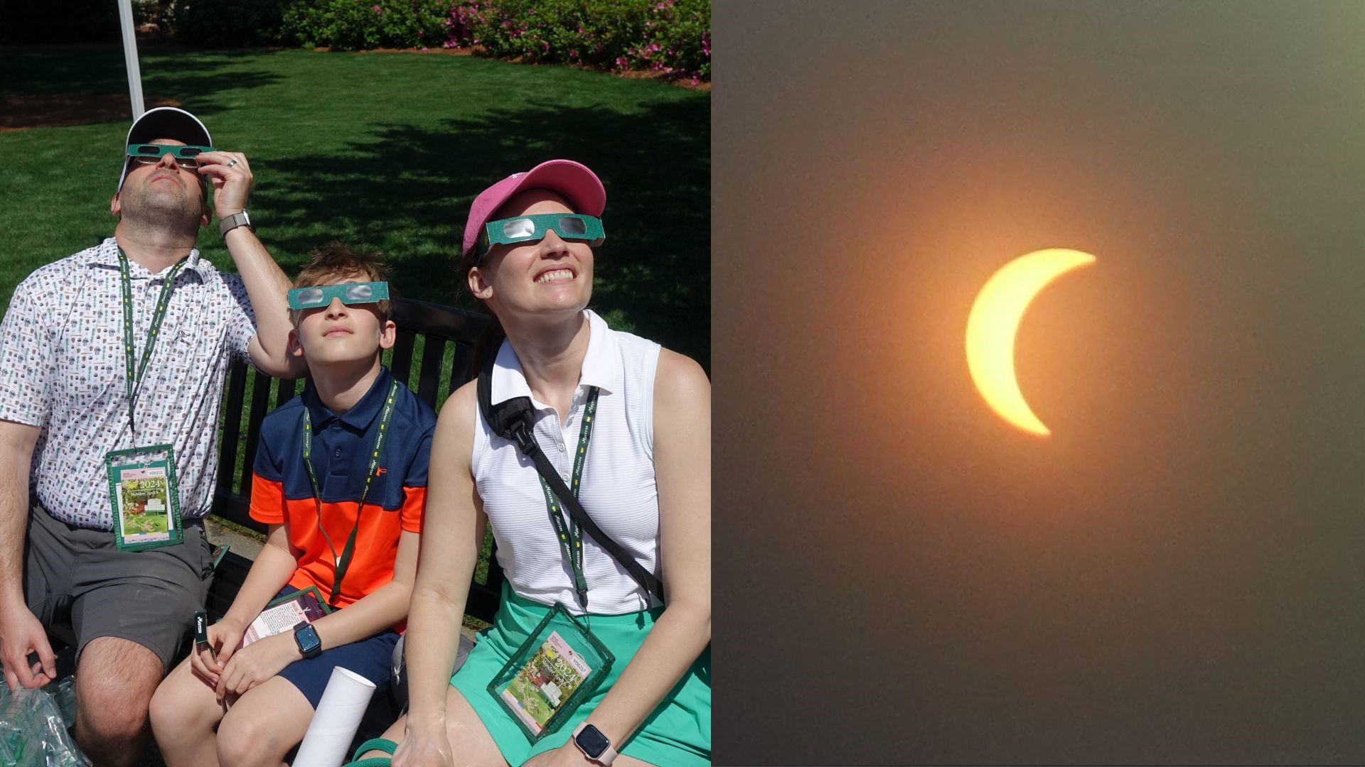 Solar eclipse at Masters has patrons excited | 11alive.com