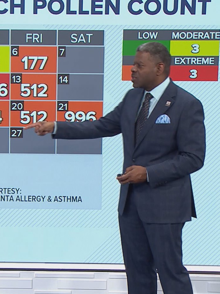You can feel it and see it | Tree pollen has taken over Atlanta's air ...