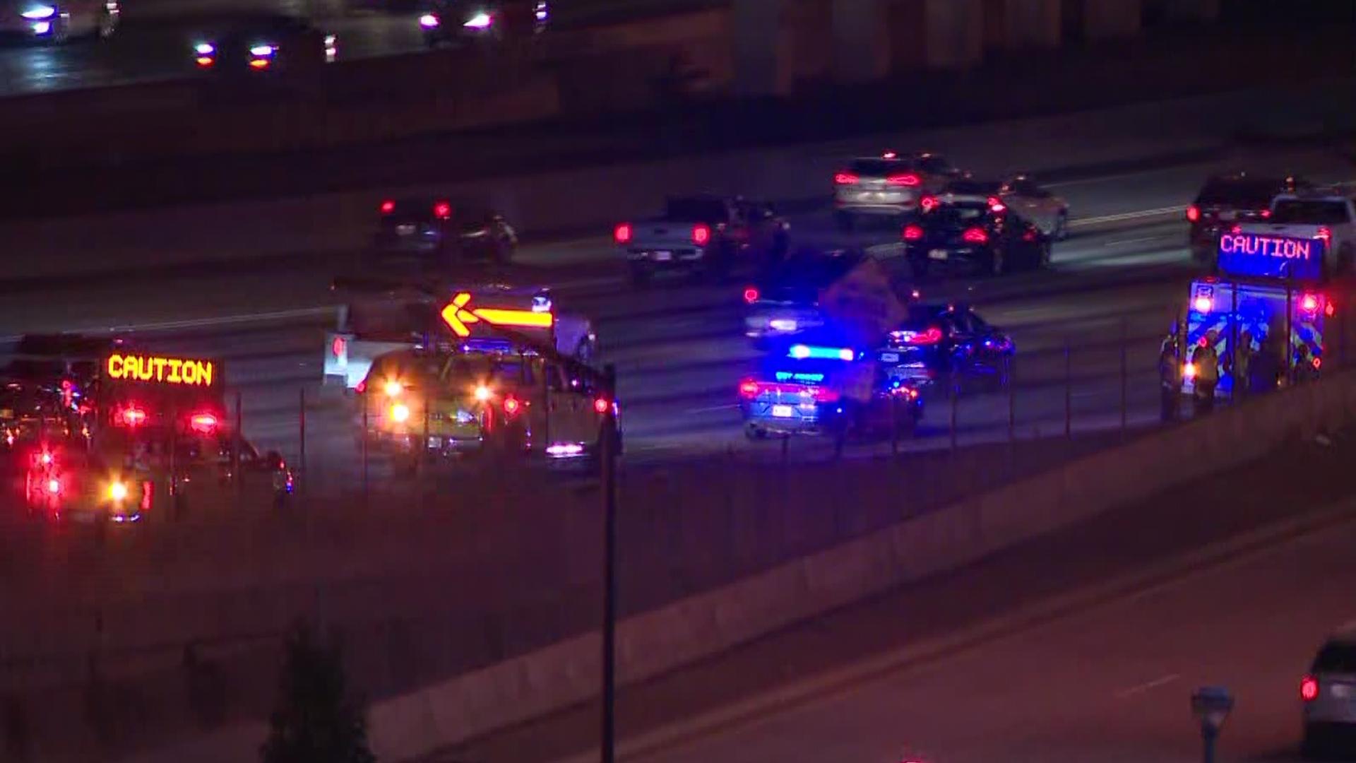 HERO unit stopped on I 75 85 Midtown Atlanta | 11alive.com