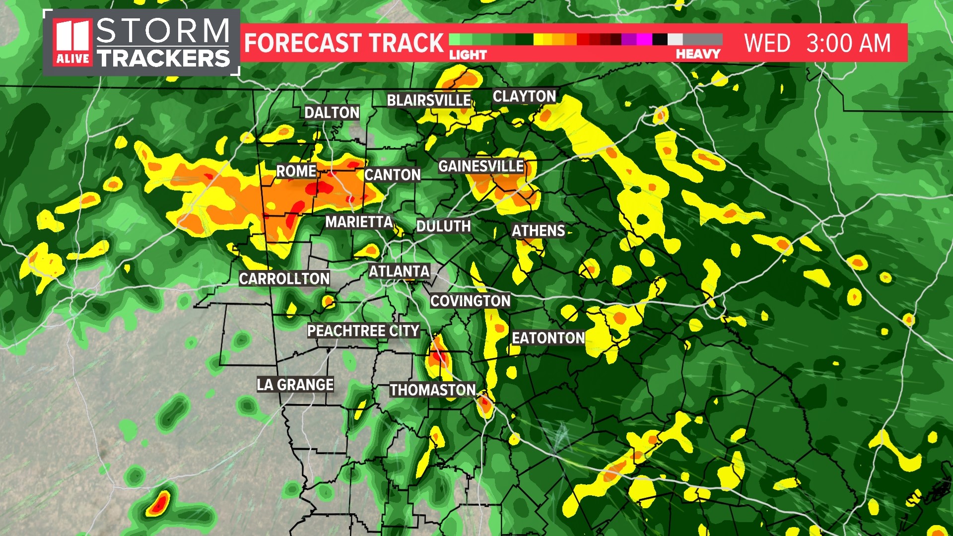 Atlanta weather updates | Rain Tuesday & Wednesday | 11alive.com