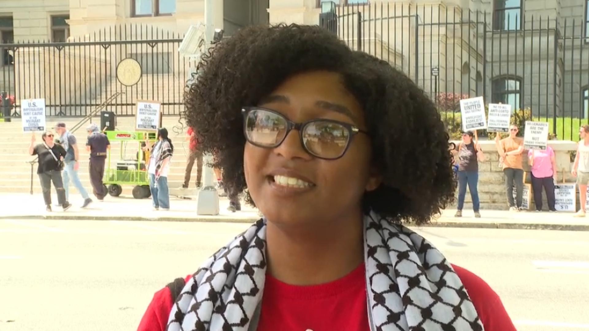 Protesters against Trump administration in Atlanta explain why they ...