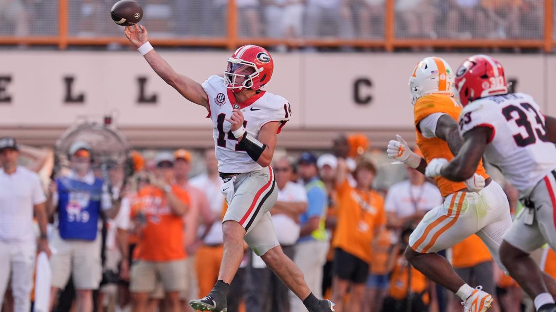 No. 6 Georgia looking to extend win streak to 9 against No. 15 ...