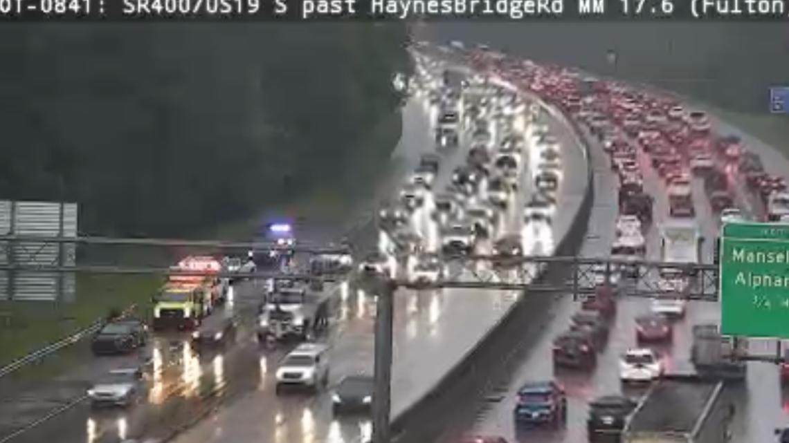 Atlanta traffic now GA-400 delays after crash | 11alive.com