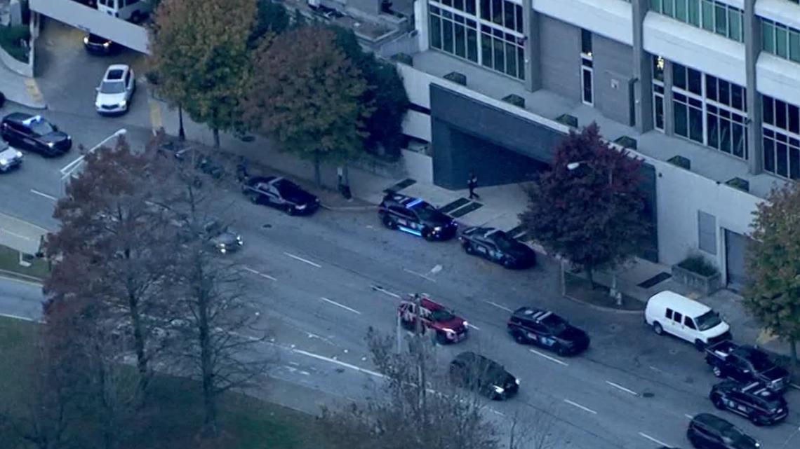 Woman hurt after being shot and stabbed, man falls to his death in ...