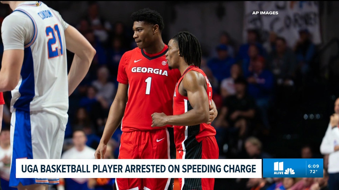 UGA basketball player arrested for speeding, driving without valid ...