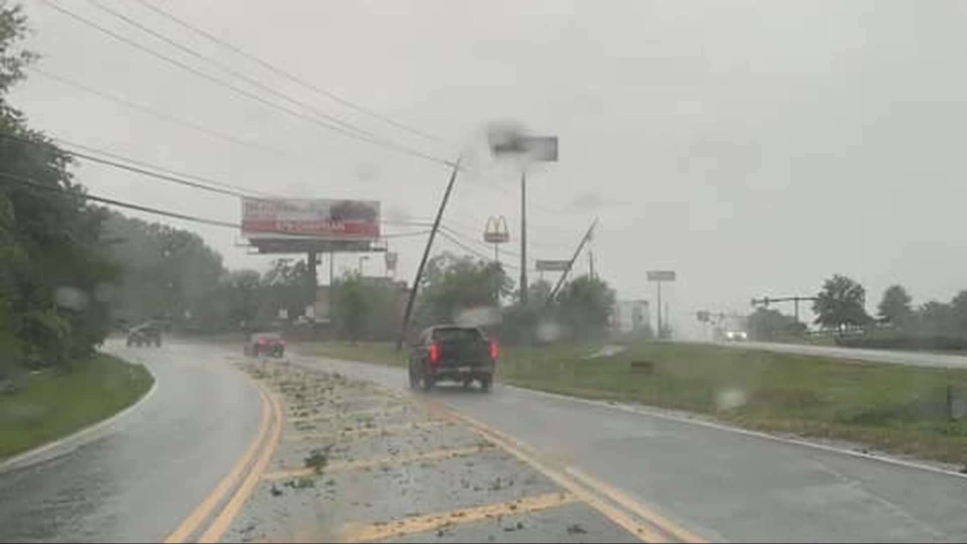 Conyers storm damage on Monday likely not a tornado | 11alive.com