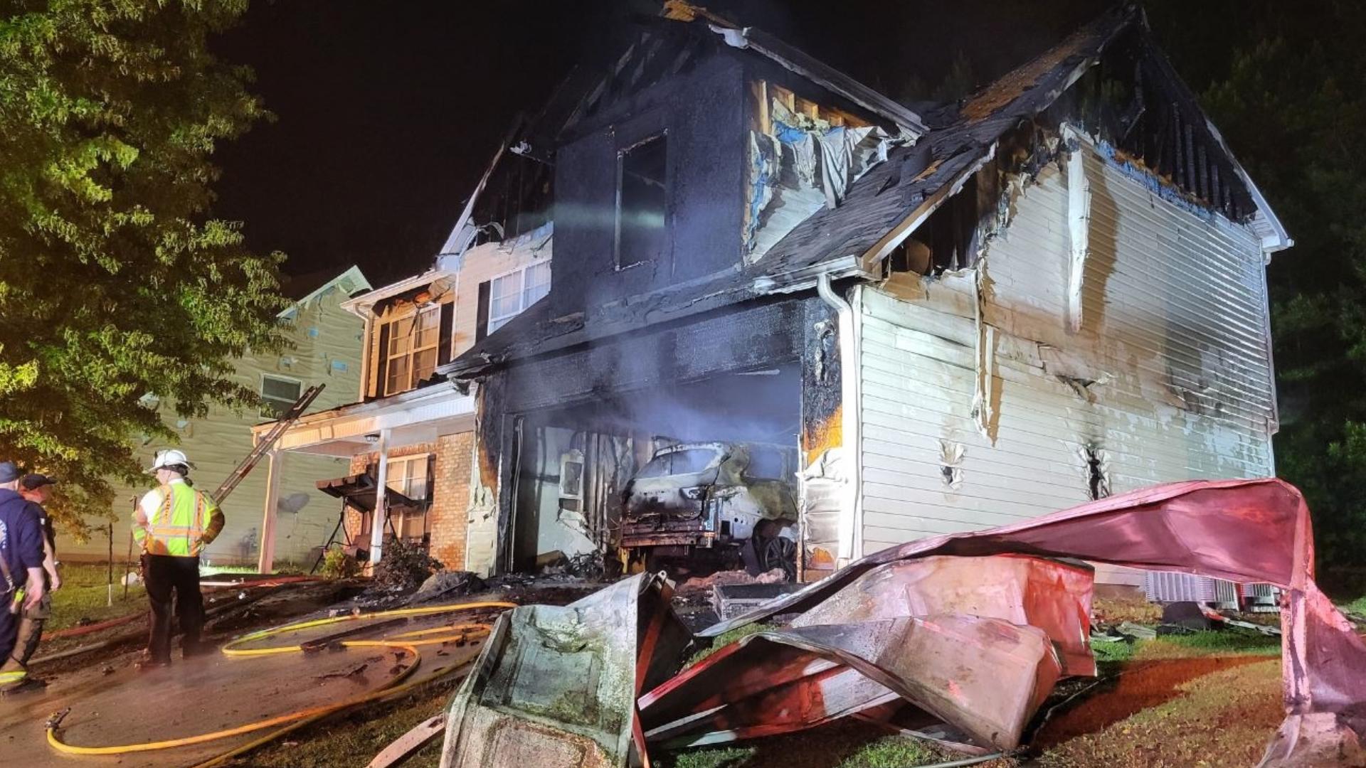 Gwinnett County Crestside Ridge fire | 11alive.com