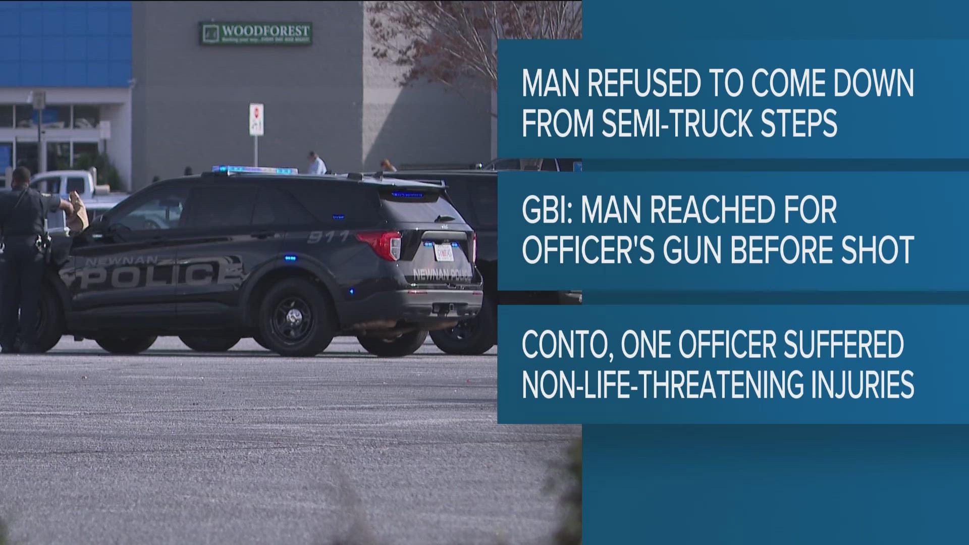 GBI: Officer, suspect injured in shooting in Newnan | 11alive.com