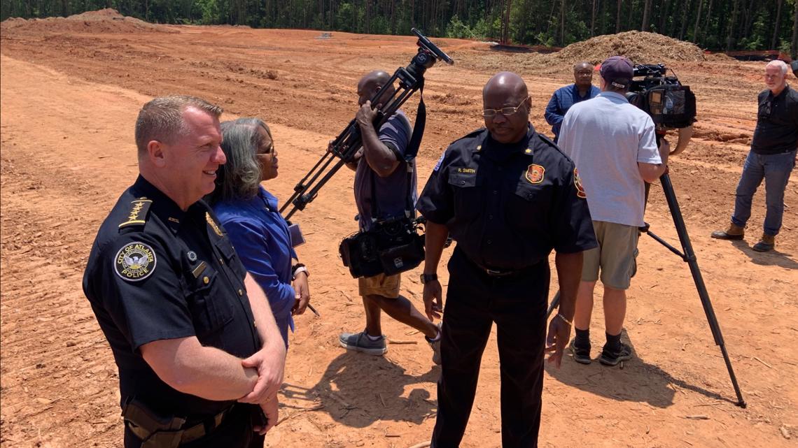Cop City construction site, clearing done | 11alive.com