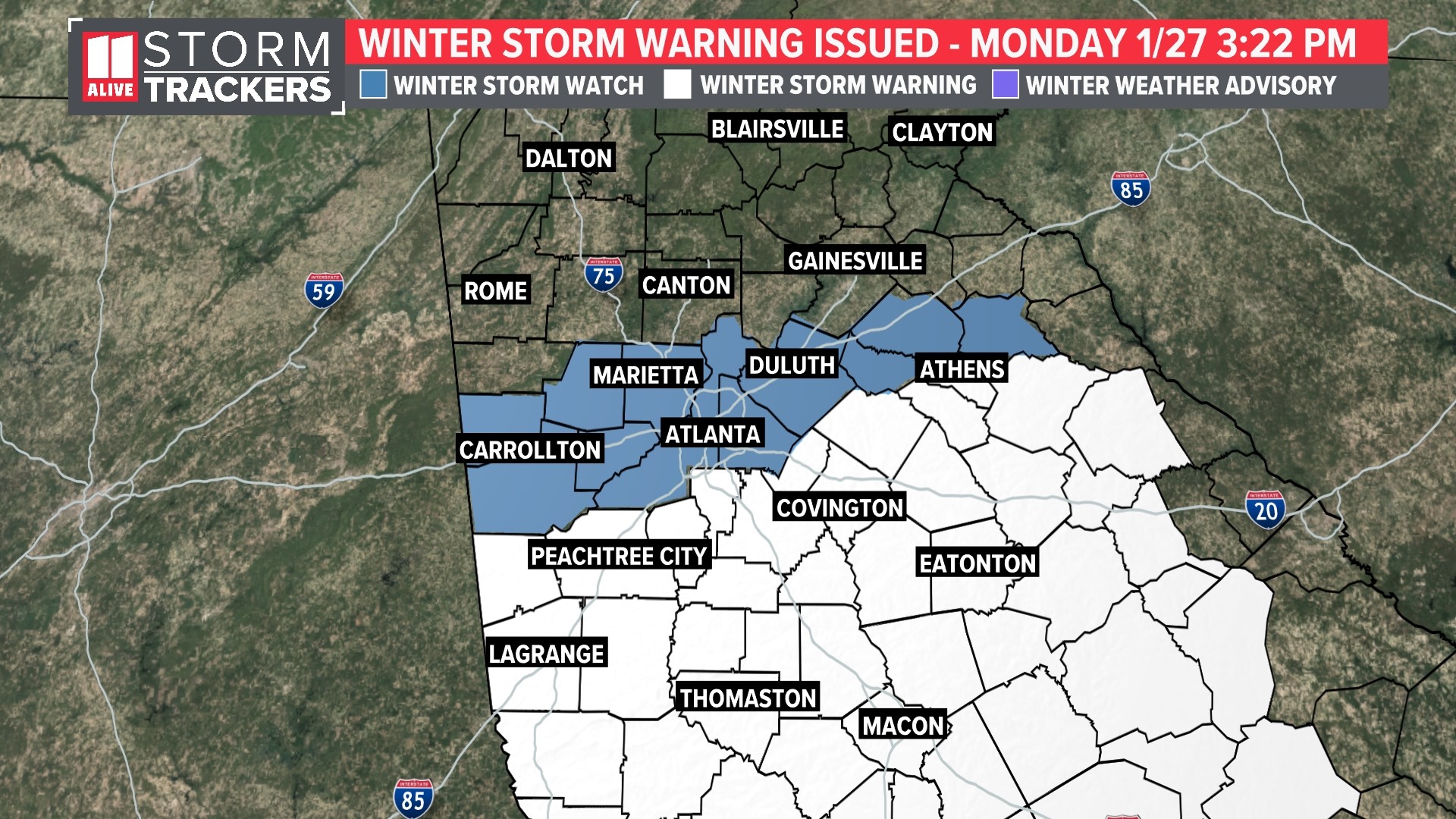 Timeline of Snow Jam 2014 and how Atlanta shut down | 11alive.com
