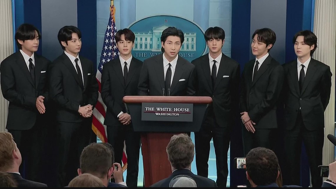 K-Pop group BTS visits White House, talks about Asian discrimination ...