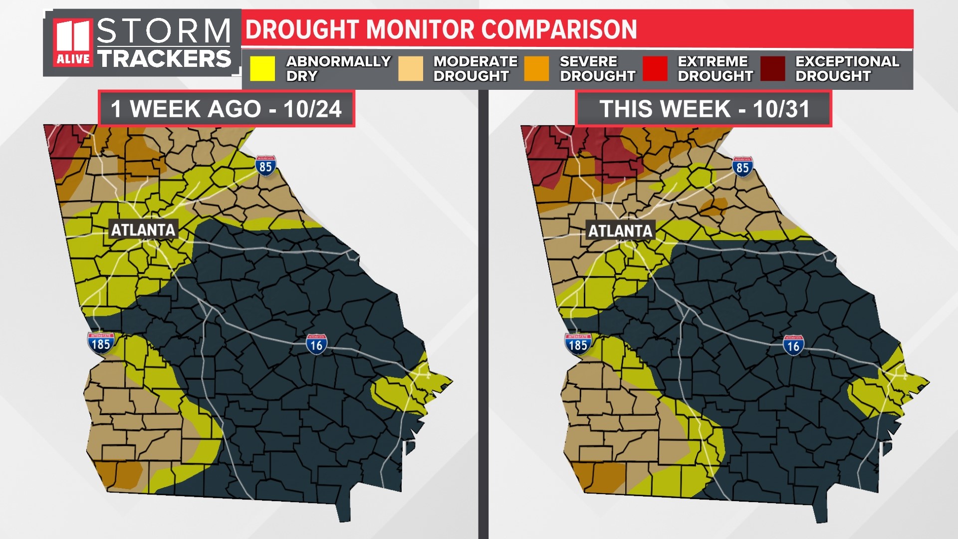 North Georgia drought conditions county-by-county | 11alive.com