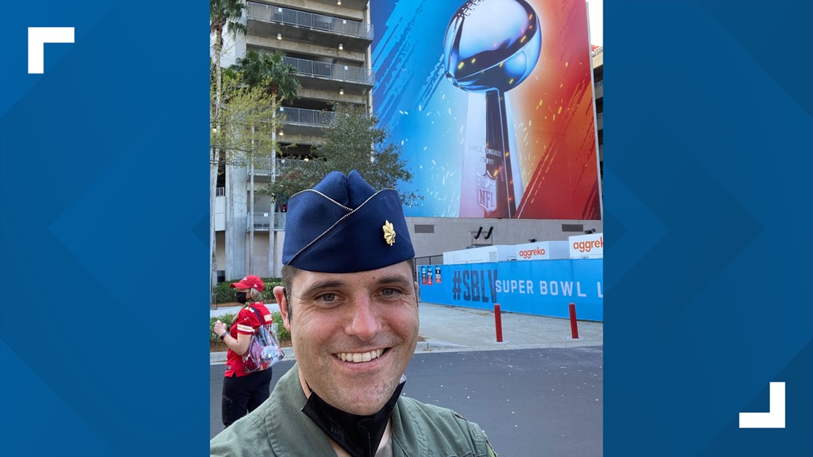 Super Bowl LV Flyover Pilot Major Patrick Burke | 11alive.com