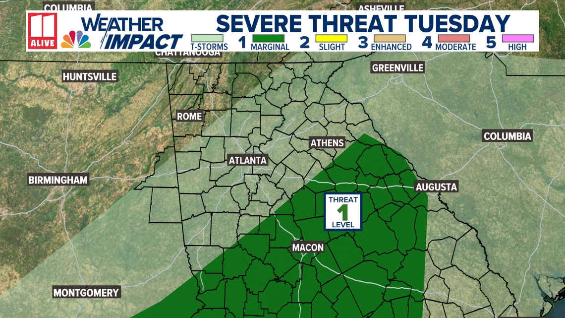 Atlanta & north Georgia weather today TIMELINE | storms & flooding ...