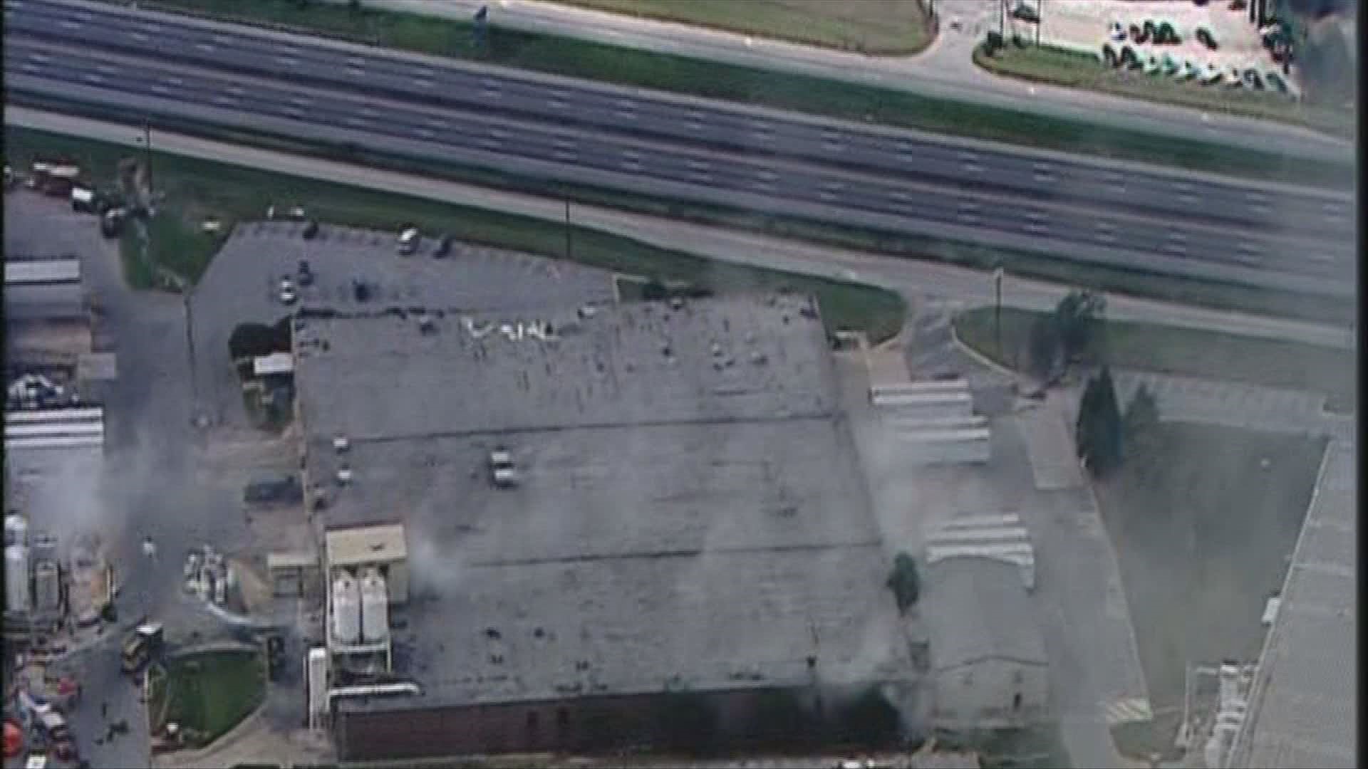 Chemical reaction at Conyers BioLab | 11alive.com