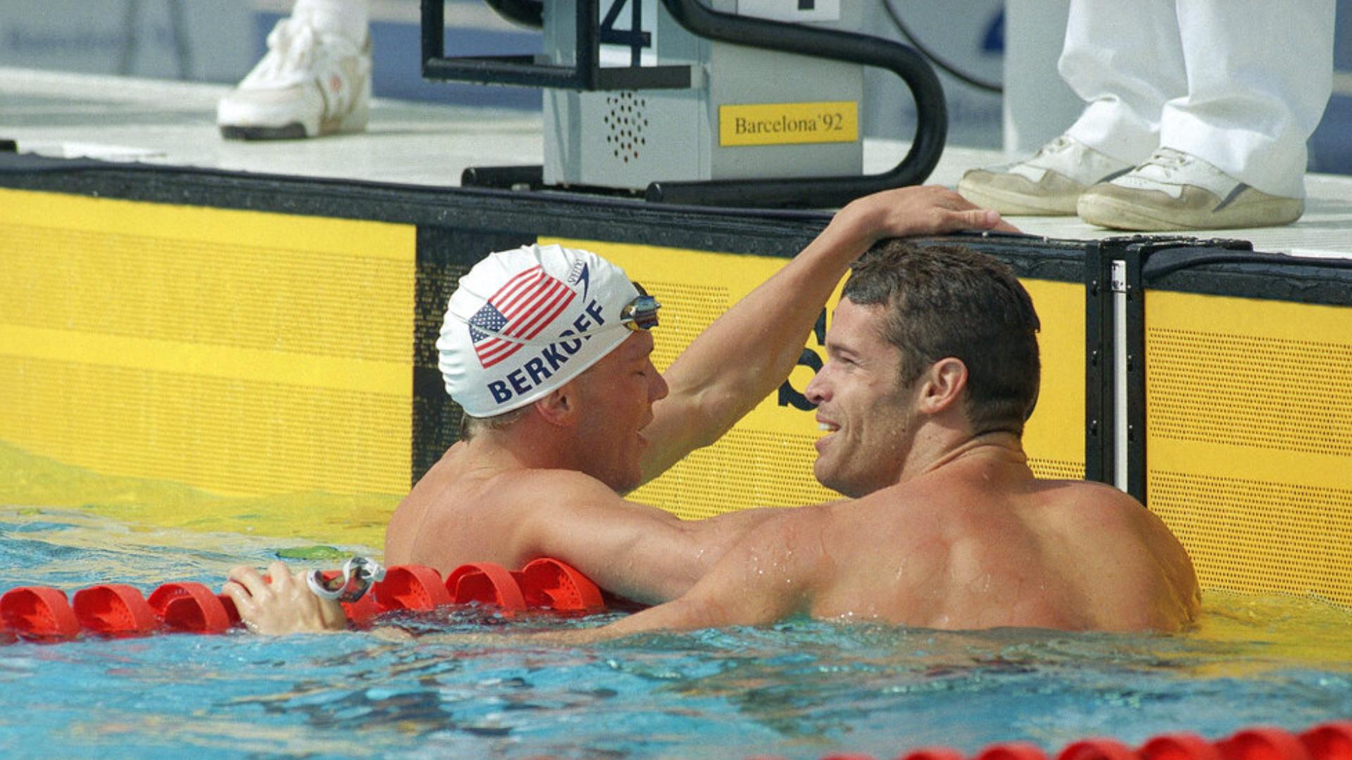 Swimmer Katharine Berkoff wins medal 32 years after father | 11alive.com