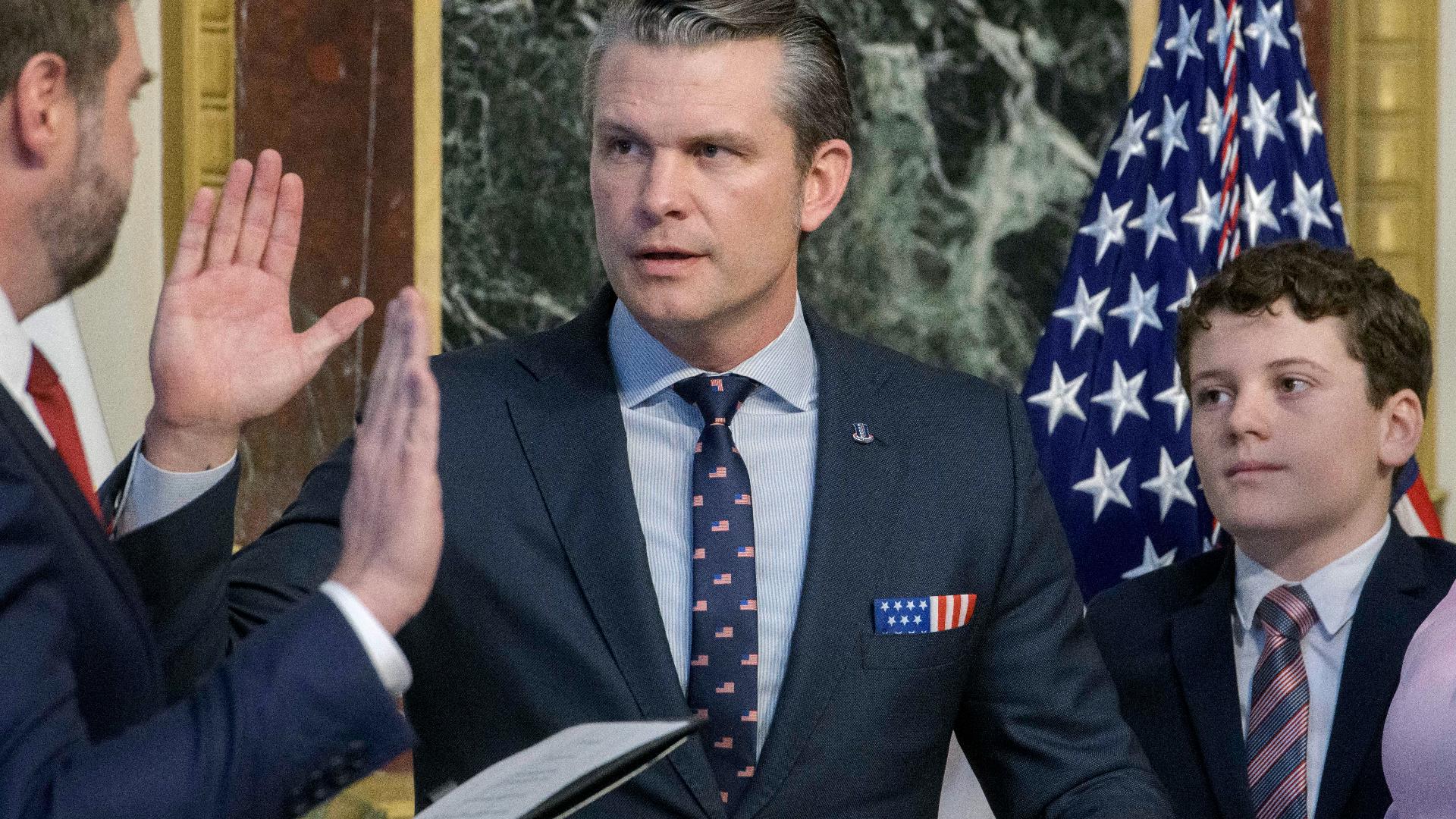 Full video | Pete Hegseth swearing-in ceremony | 11alive.com