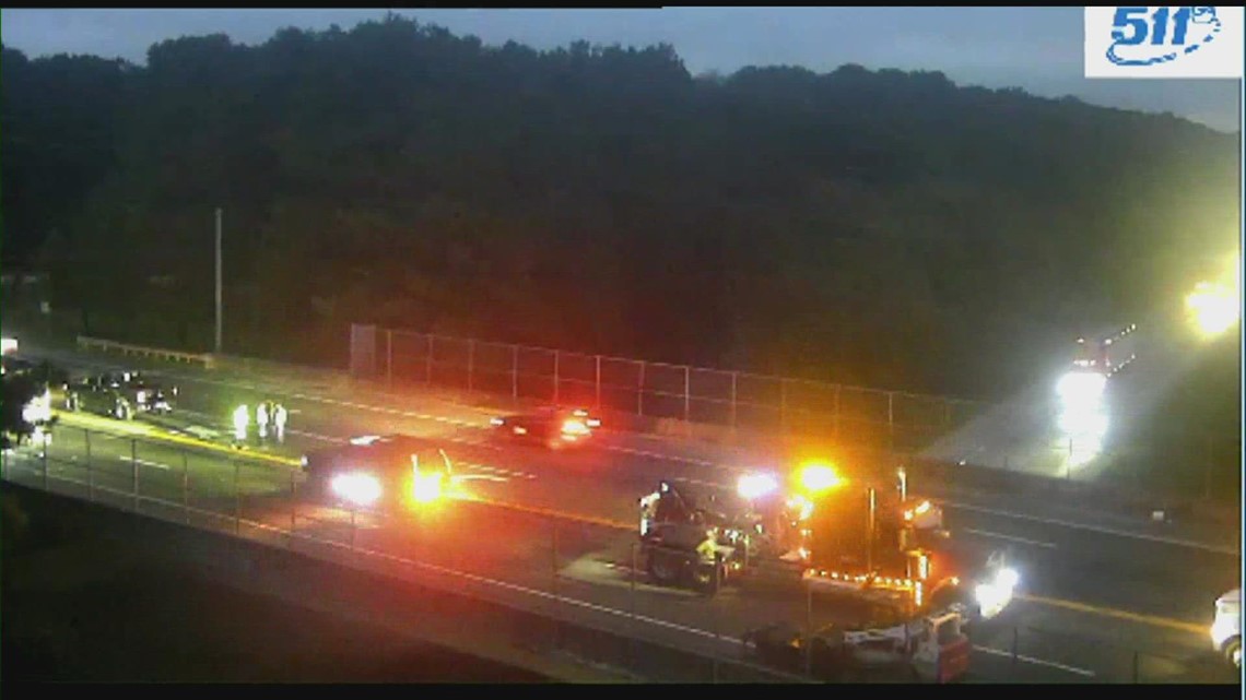 Tractor trailer fire on Highway 42 | Bridge partially closed | 11alive.com