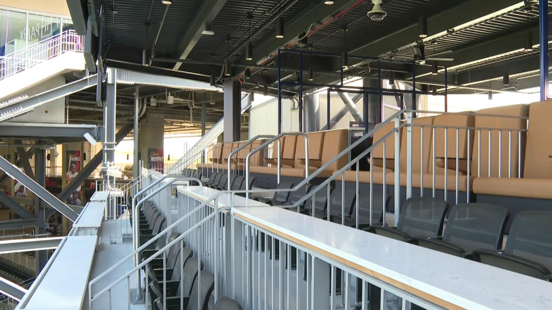 Brand new section in left field at Truist Park unveiled: The Launching ...