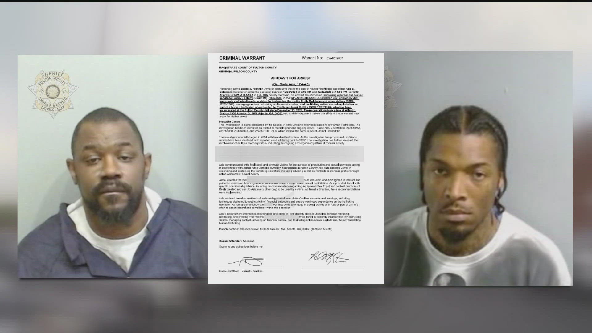 Human trafficking operation allegedly run from inside Fulton County ...