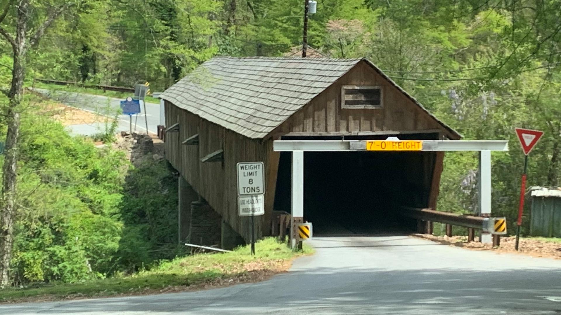 Concord Road covered bridge in Smyrna temporary closures this week for ...