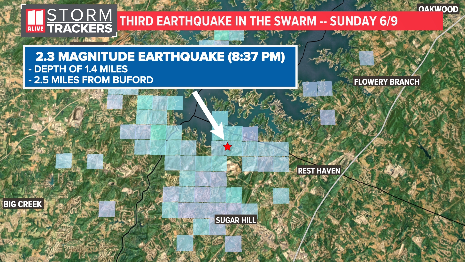 Earthquake Georgia | Lake Lanier | 11alive.com