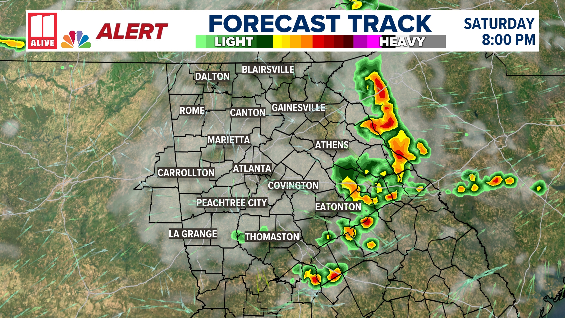 Georgia weather news: Storms likely around Atlanta on Saturday ...