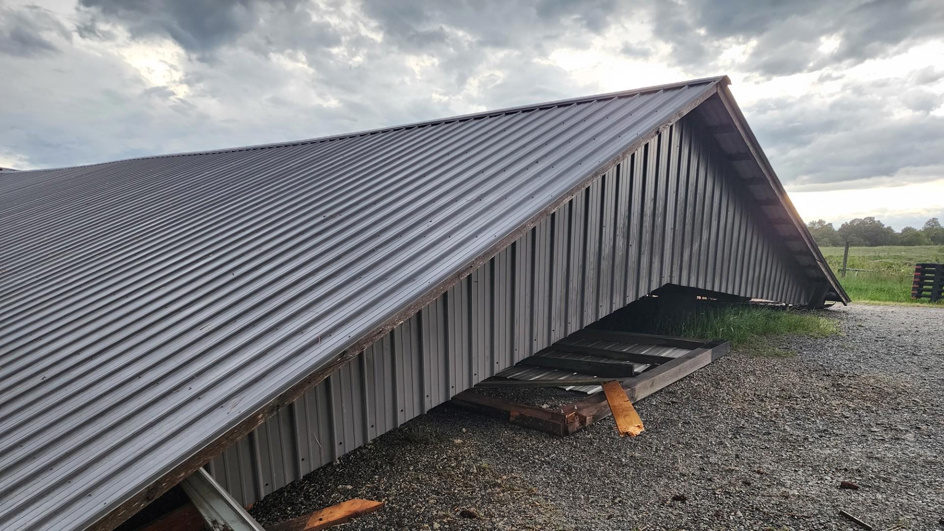 Cartersville Georgia family barn destroyed by Sunday storms | 11alive.com