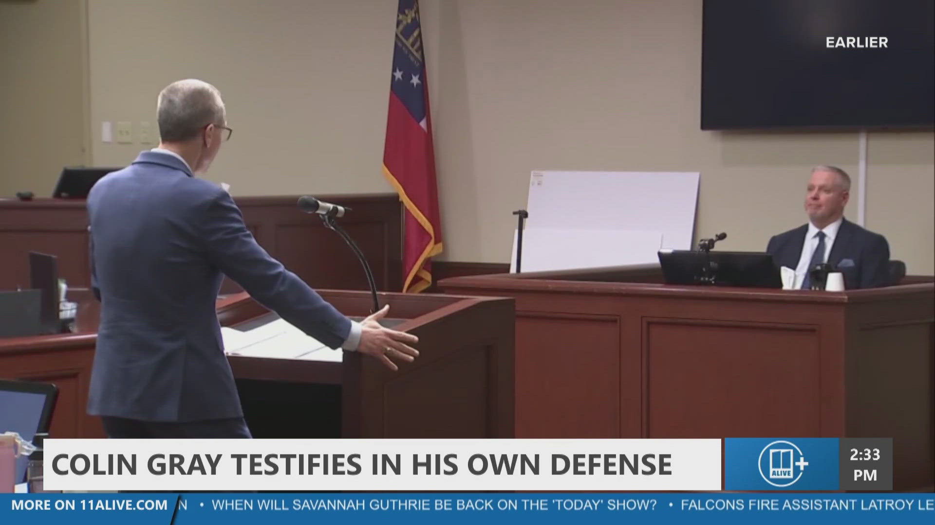 Colin Gray takes stand in heated trial testimony | 11alive.com