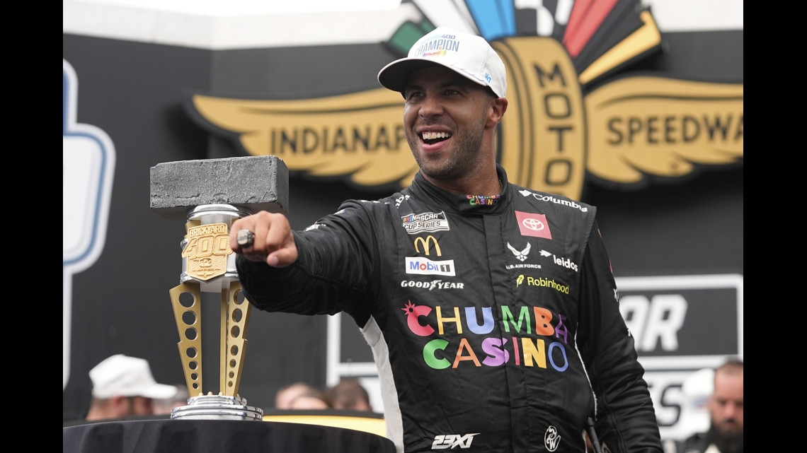 Bubba Wallace wins historic Brickyard 400 amid late challenges ...