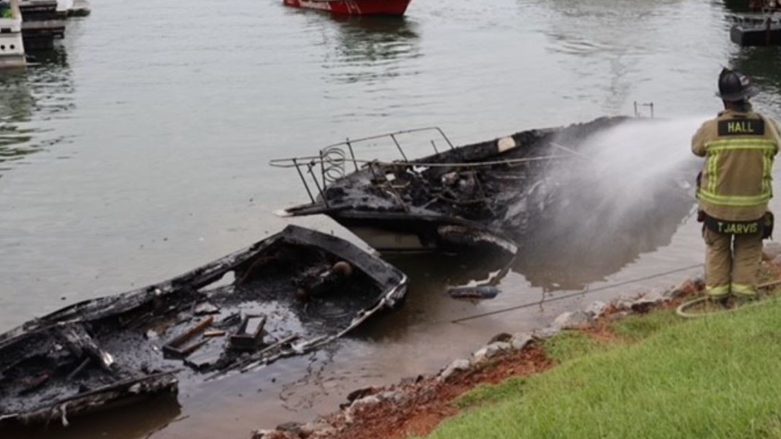 3 boats catch fire at Sunrise Cove Marina | 11alive.com