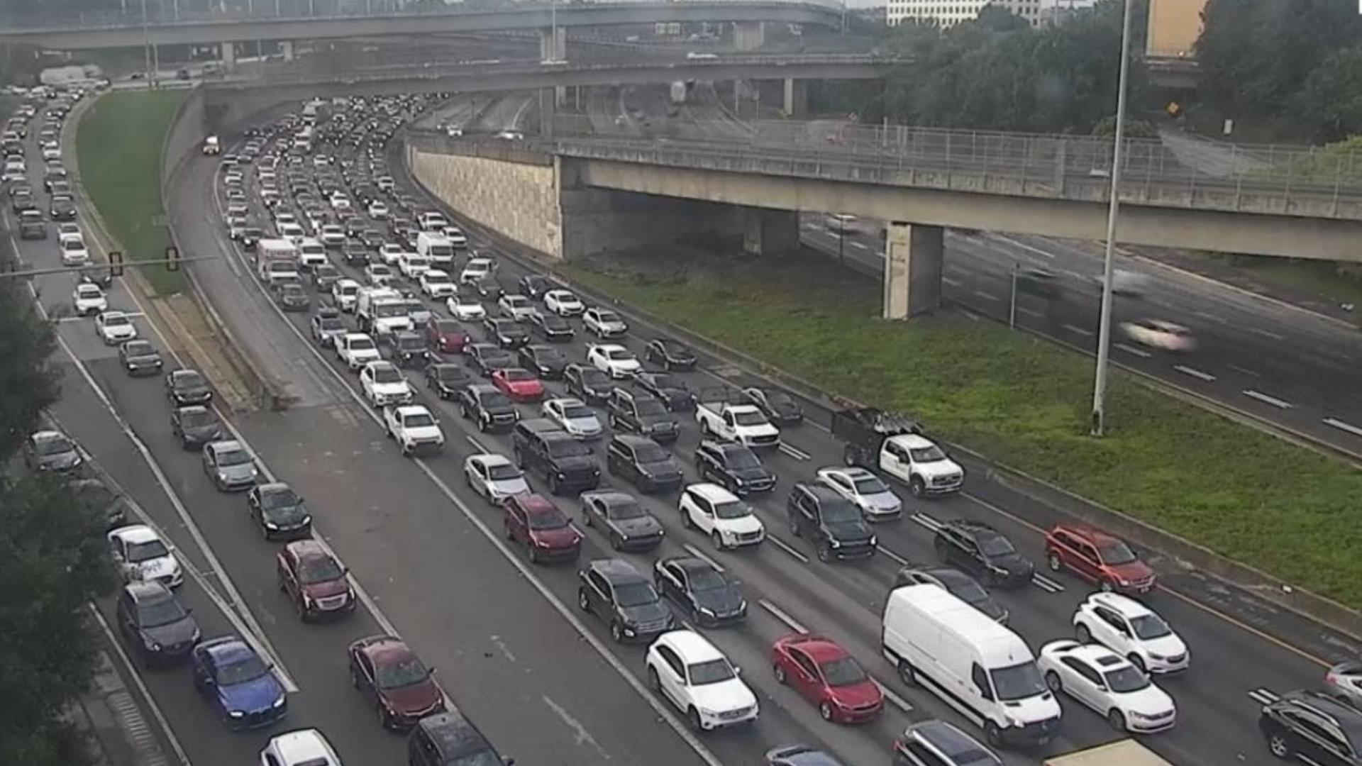 I 75 I 85 traffic Downtown Atlanta all lanes reopened | 11alive.com