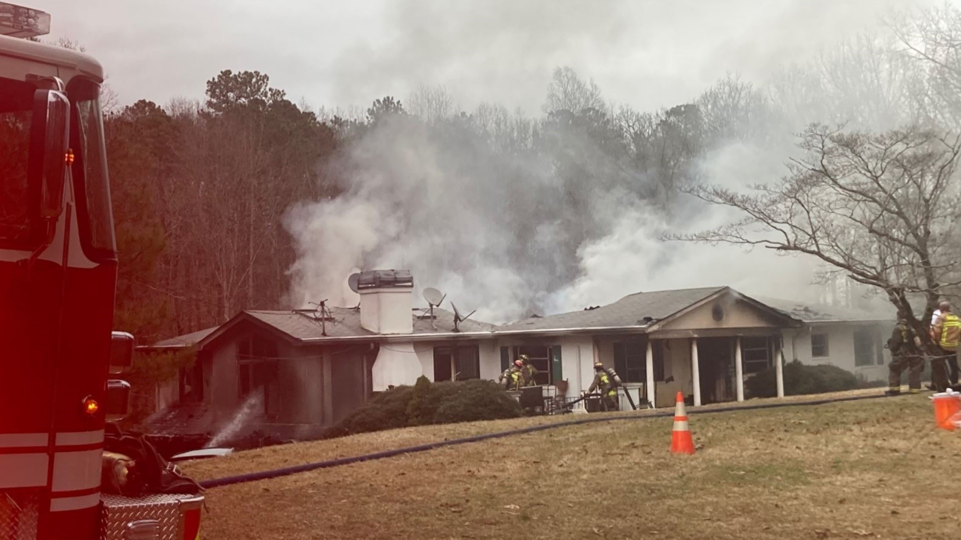 House fire Summer Lake Road in Douglasville | 11alive.com