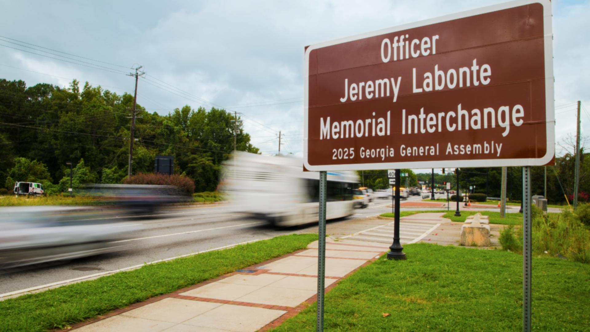 Jeremy Labonte interchange dedicated in Roswell | 11alive.com