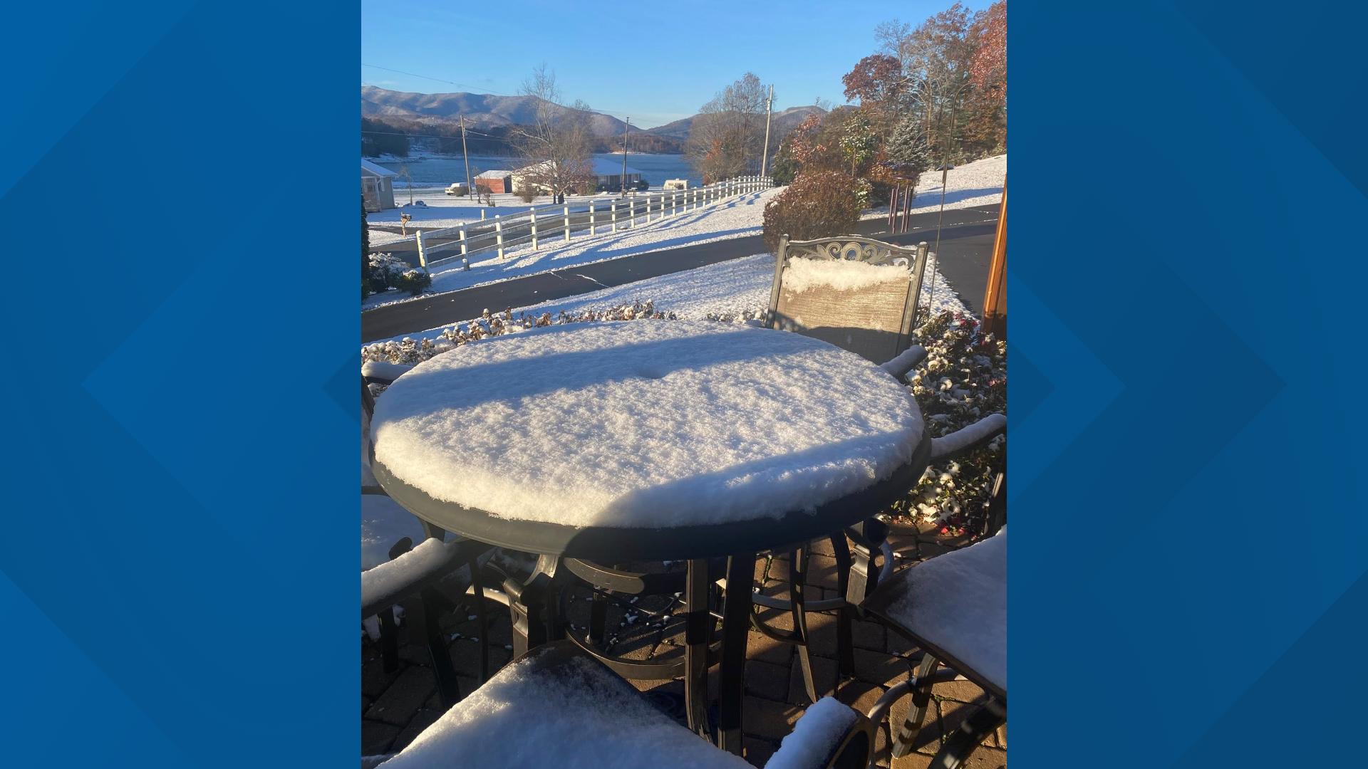 Snow spotted in north Georgia mountains as flurries fall in metro ...
