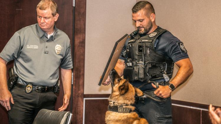 Cobb County Police K-9 Argo retirement | 11alive.com