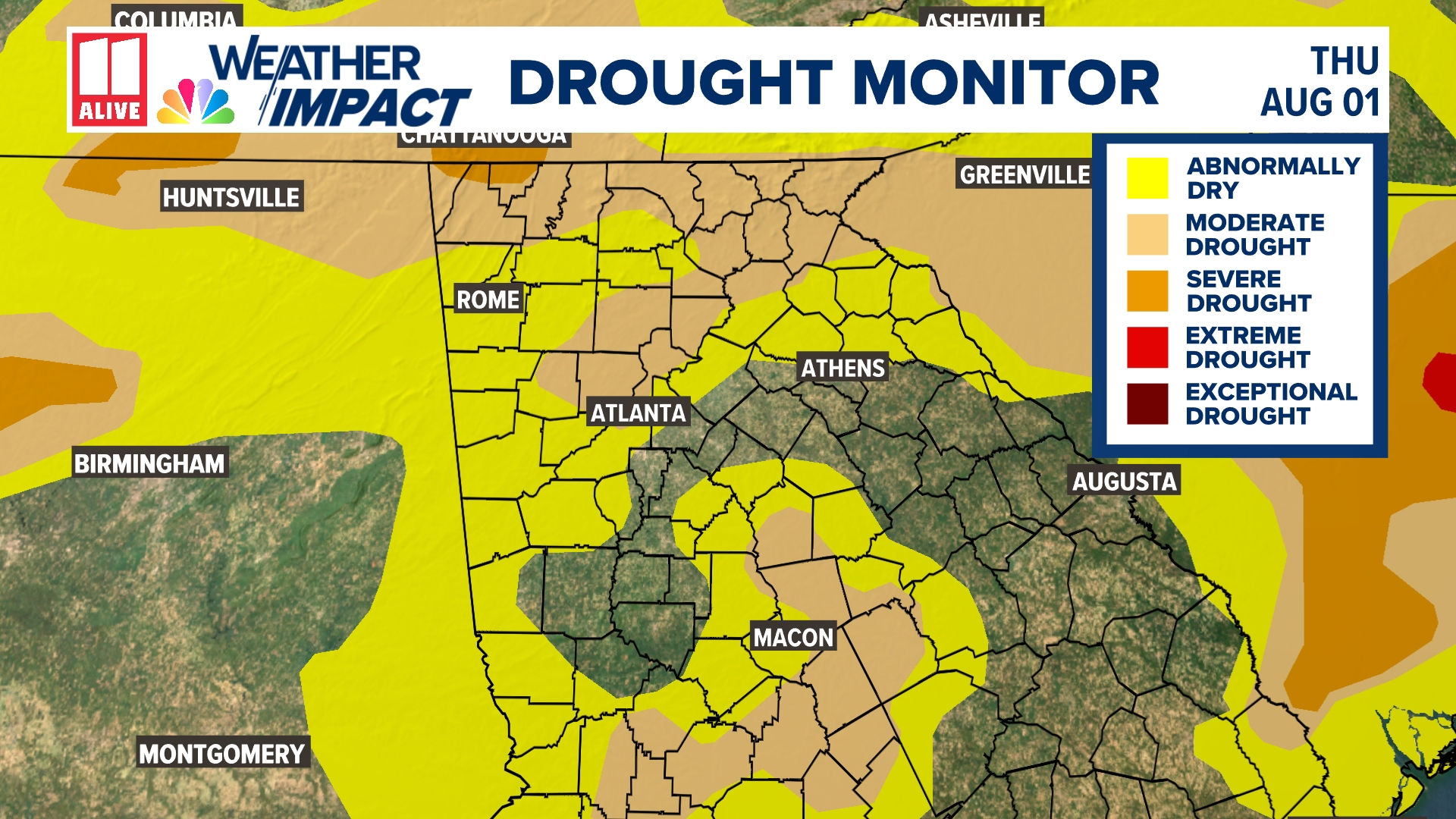How much rain did Georgia get? | Impact on drought monitor | 11alive.com
