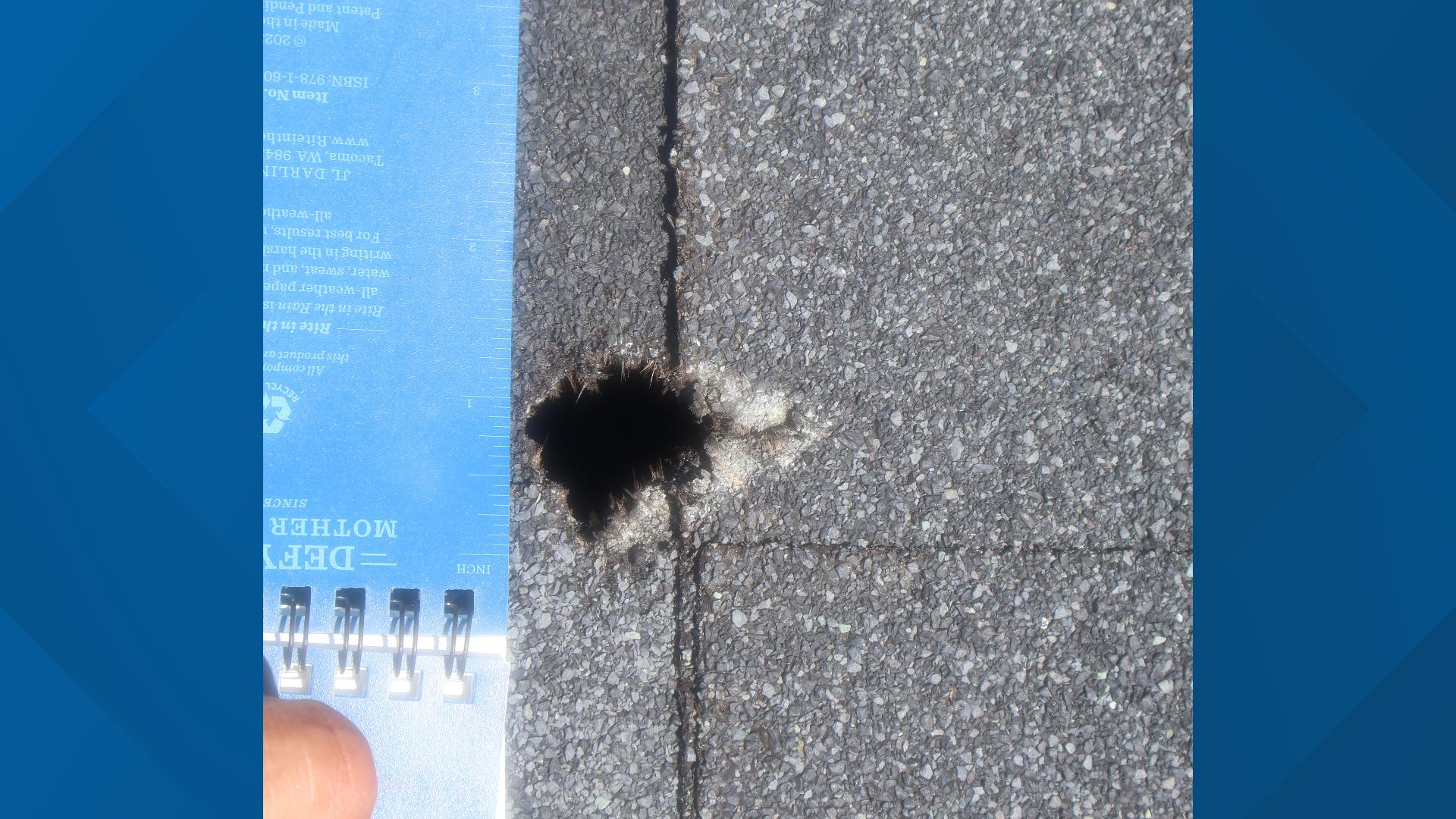 Roof of Henry Count home damaged by possible meteorite | 11alive.com