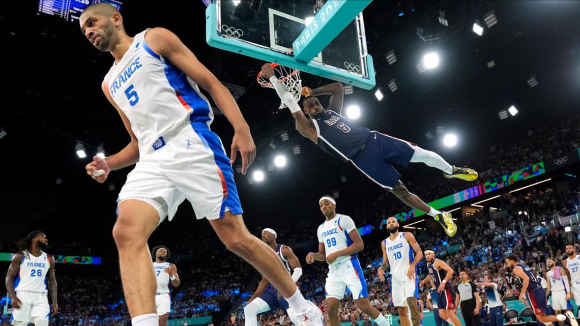 Summer Olympics: Best basketball dunks during the Paris Games | 11alive.com