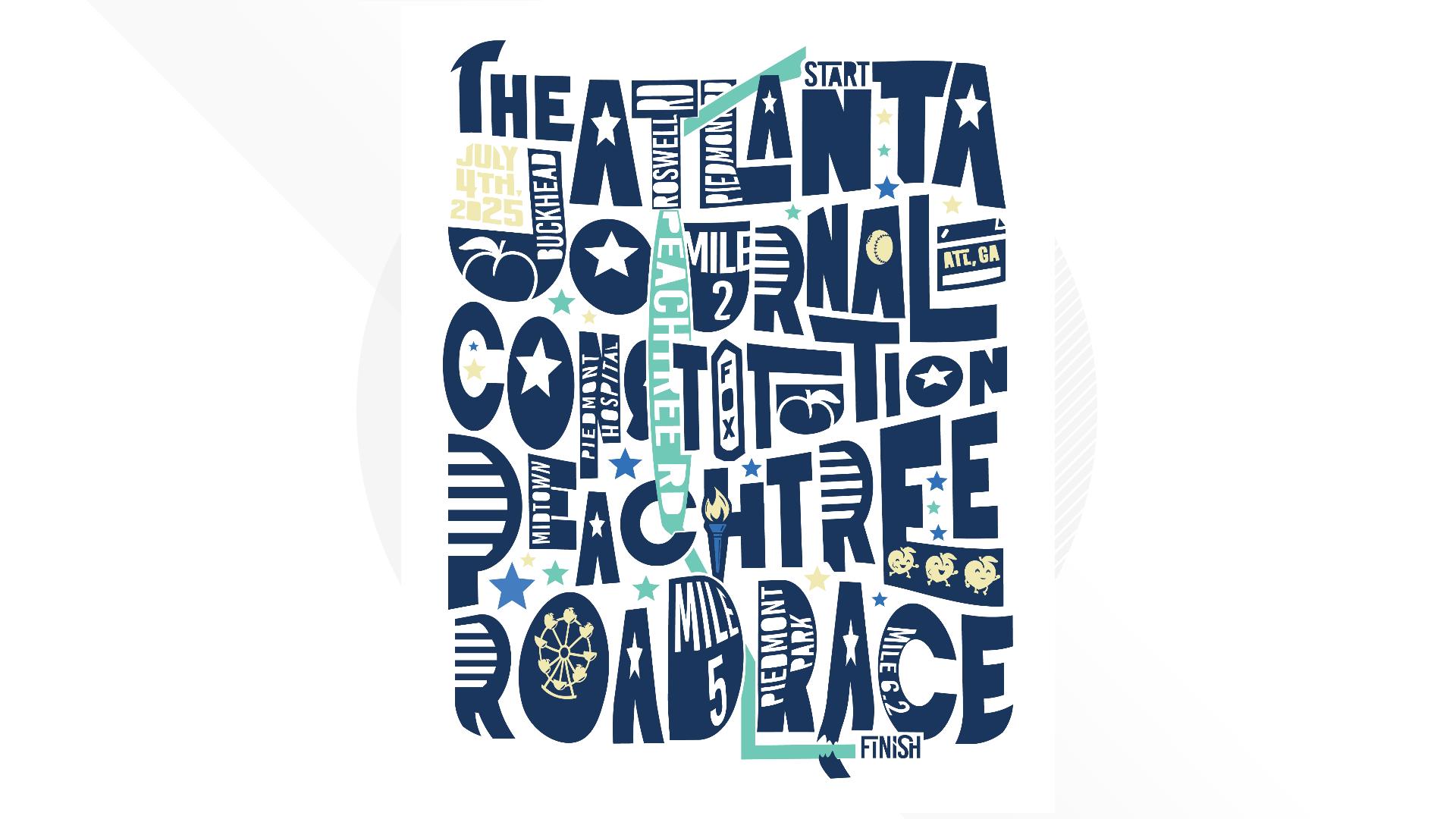 2025 Peachtree Road Race reveals T-shirt contest finalists | 11alive.com