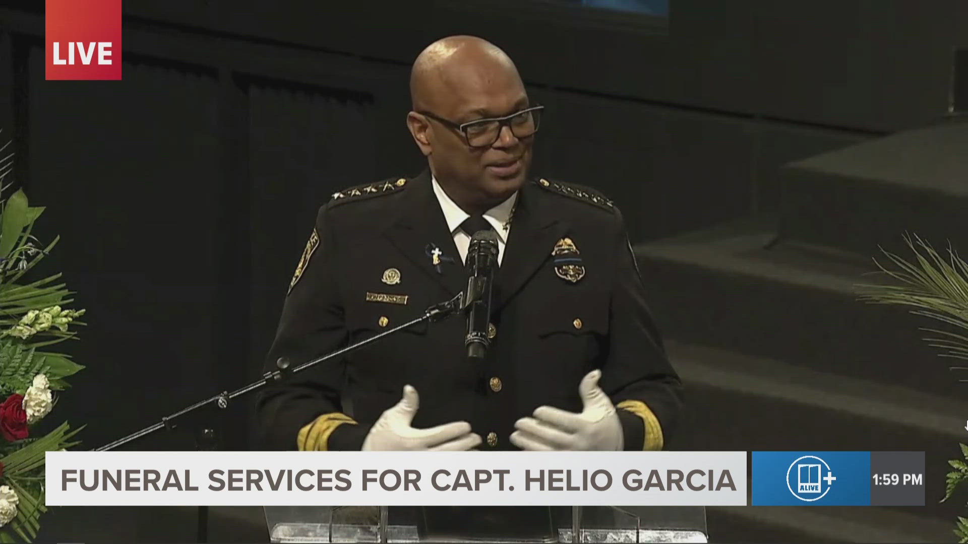 South Fulton Police Chief remembers Captain Helio Garcia at funeral | 11alive.com