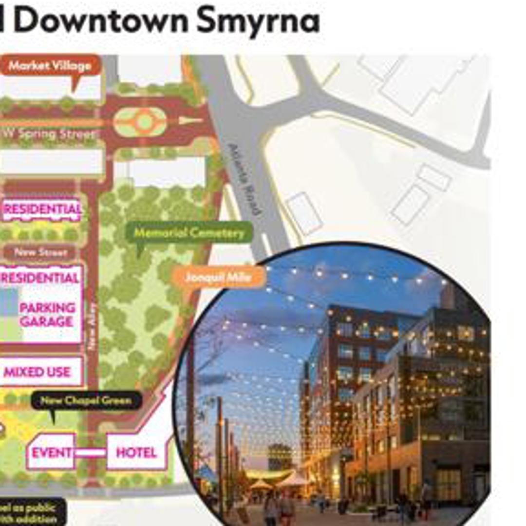 Smyrna unveils downtown redevelopment plan with 350 homes, bike/foot ...