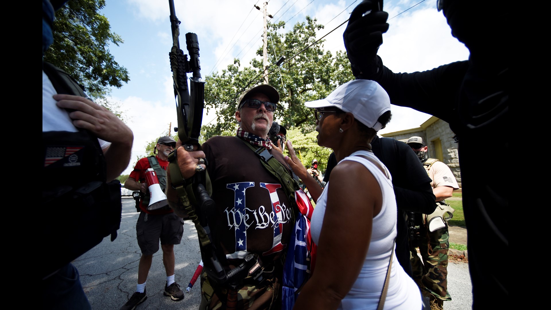 Stone Mountain white nationalist protests counterprotests today ...