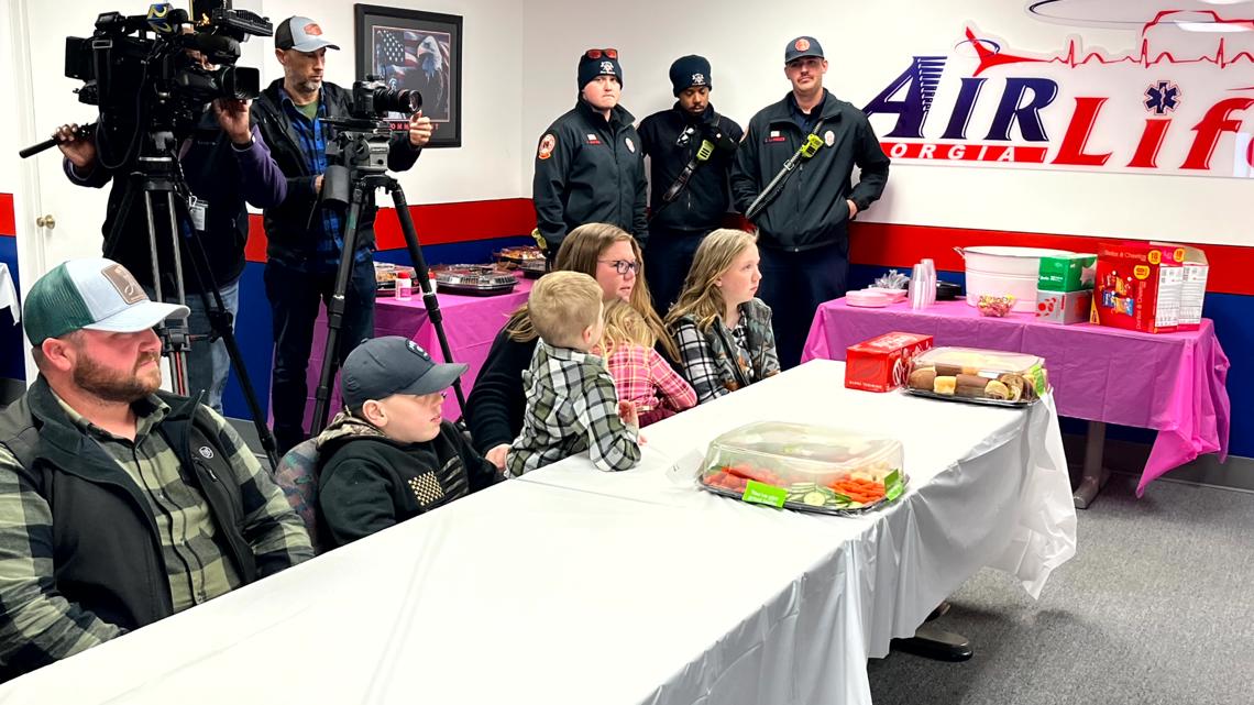 GA 12-year-old Sage Hopper recognized for actions after car accident ...