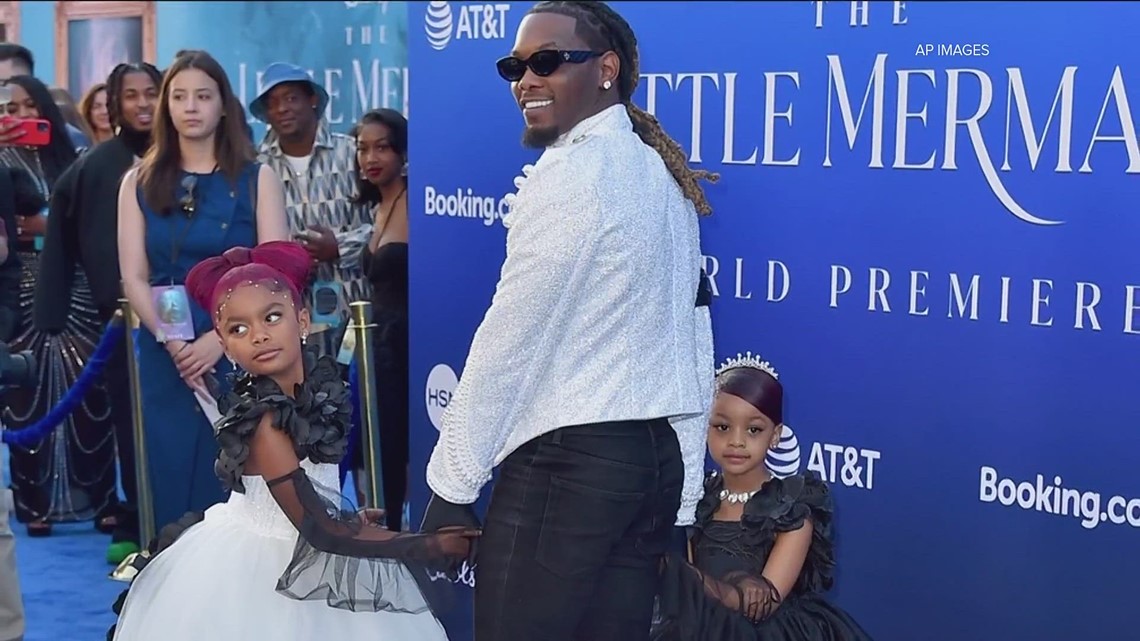 Atlanta rapper Offset takes daughters to 'The Little Mermaid' premiere ...